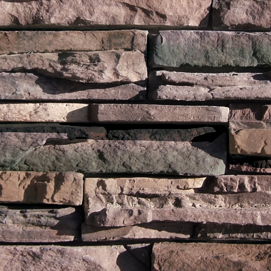 Coronado Coastal Brown Faux Stone Veneer at Lowes.com