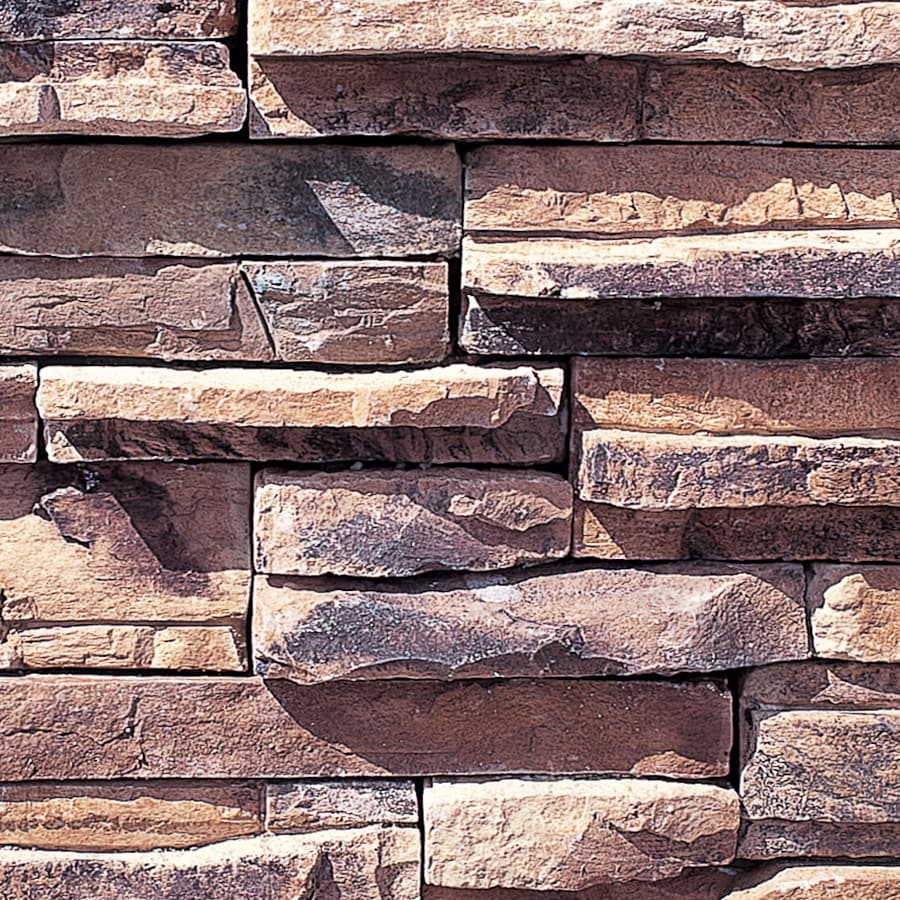 Coronado Storm Brown Faux Stone Veneer at Lowes.com