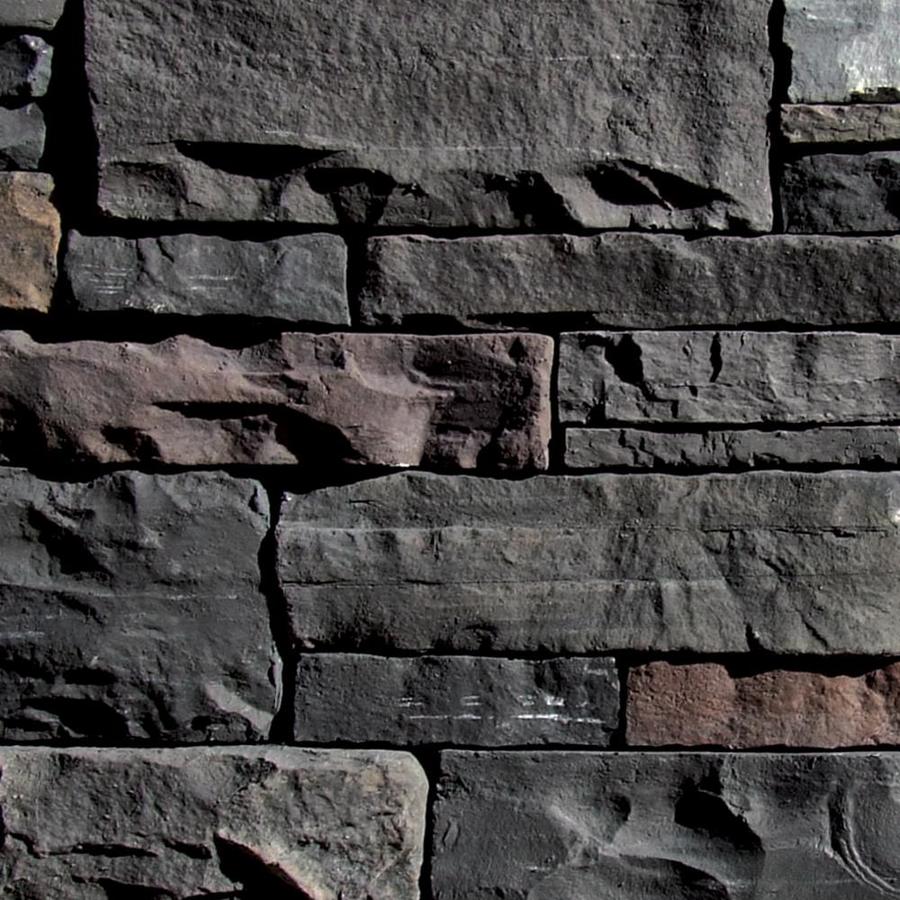 Coronado Stone Products Ashlar and Rubble 110-sq ft Black Rundle ...