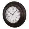 La Crosse Technology Analog Atomic Round Indoor/Outdoor Wall Clock at ...