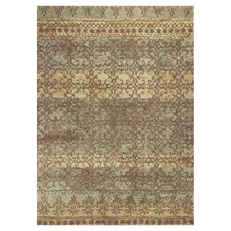 KAS Rugs Spiced Damask Multicolor Rectangular Indoor Tufted Moroccan ...
