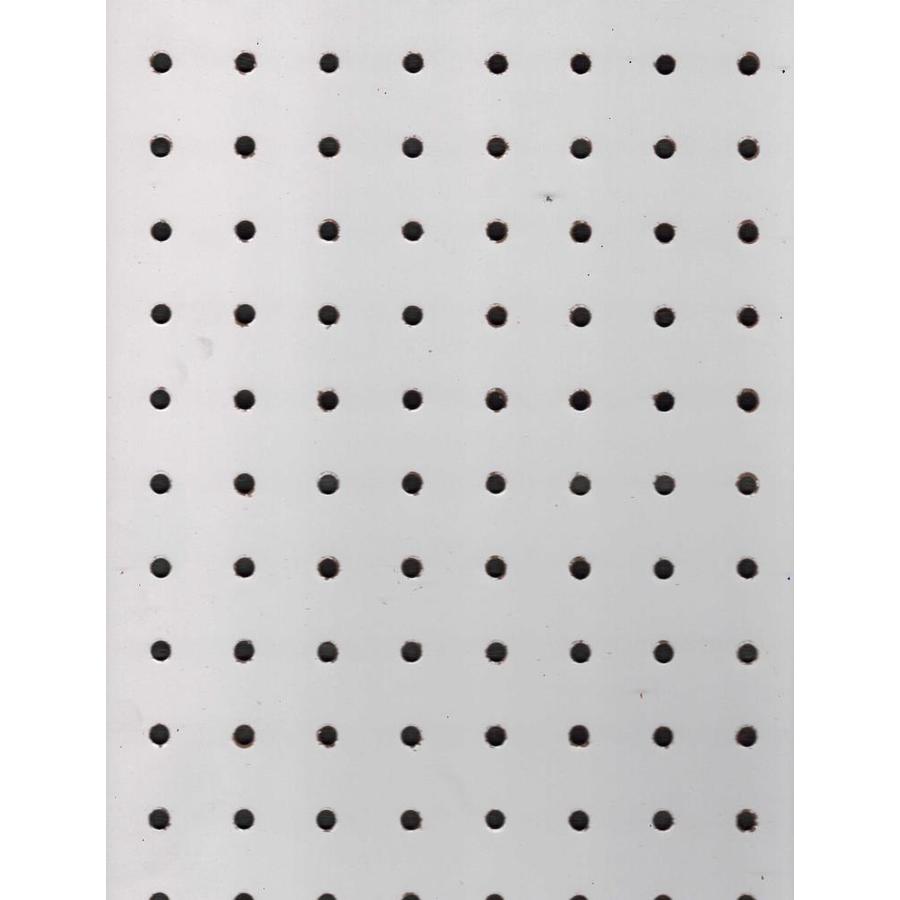 HARDBOARD 96-in x 48-in Industrial White Wainscot Wall Panel in the ...