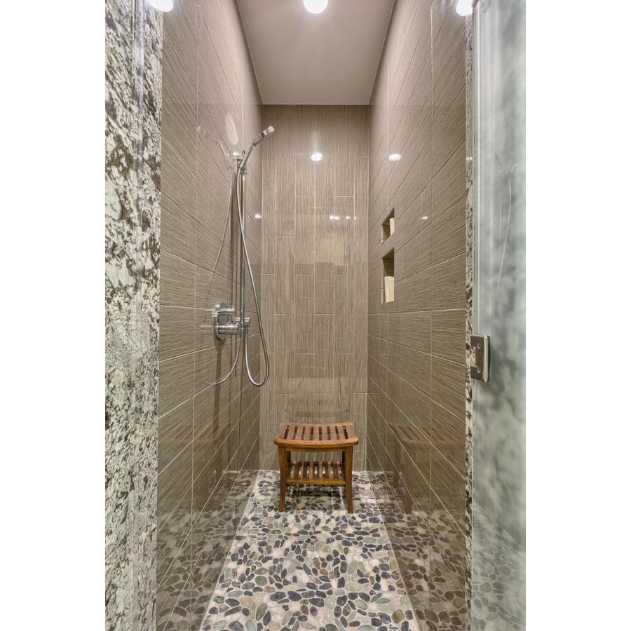 Emser Strands Olive Thru Body Porcelain Bullnose Tile (3-in x 12-in) in ...