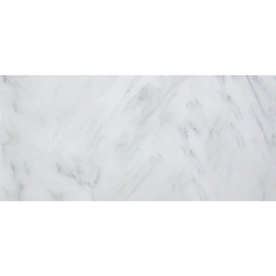 Emser 6-Pack Winter Frost Polished Natural Stone Marble Tile at Lowes.com