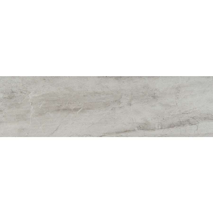 Emser Eurasia Bianco Porcelain Bullnose Tile (Common: 3-in x 13-in ...