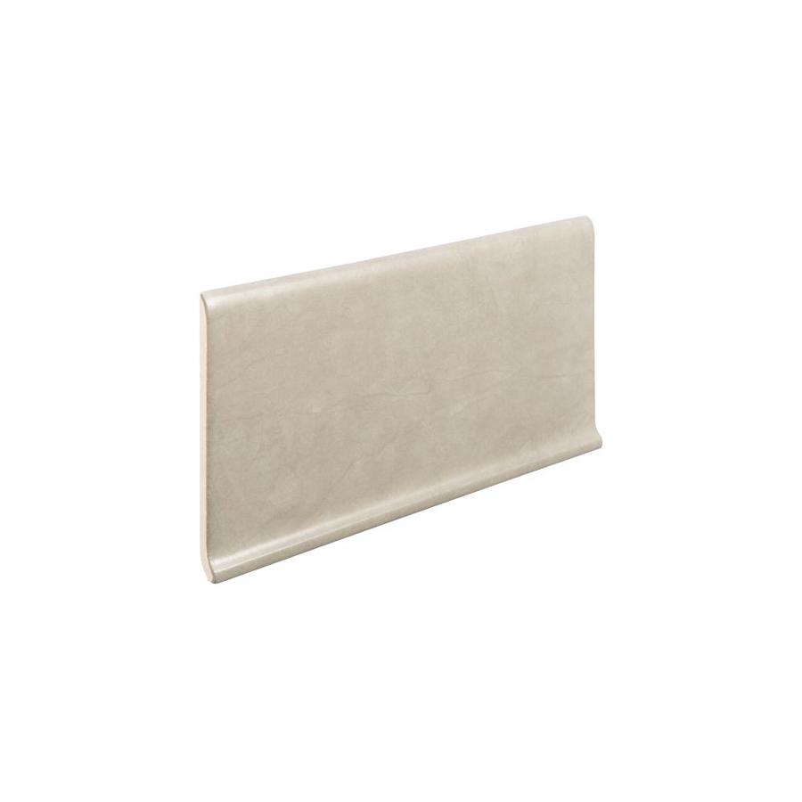 Emser Citadel Gray Porcelain Cove Base Tile (Common: 6-in x 12-in ...