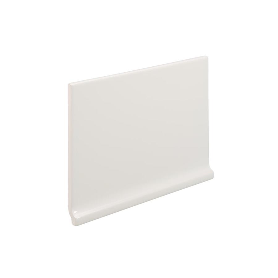 Emser Vogue Gray Ceramic Cove Base Tile (Common: 6-in x 8-in; Actual: 5 ...