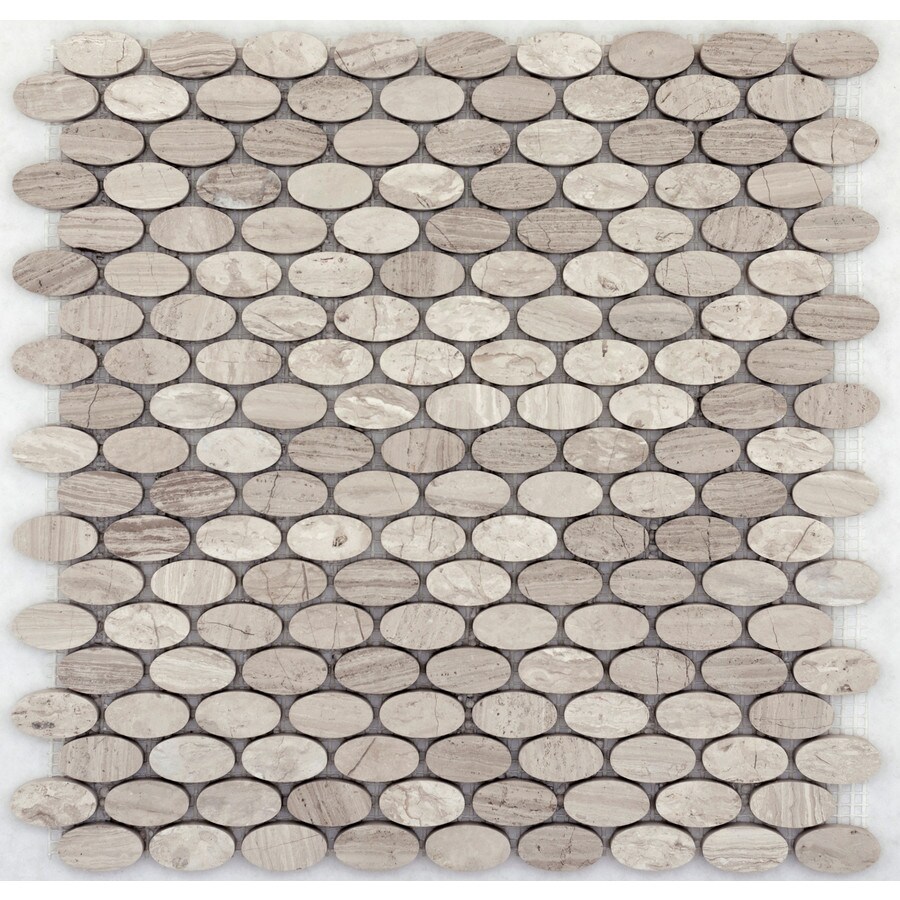 Emser METRO Cream Natural Stone Limestone Border Tile (Common: 12-in x ...