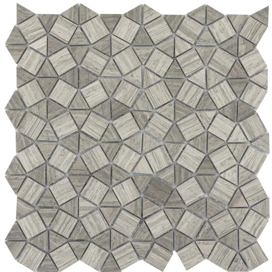 Emser Metro 10-Pack Gray Natural Stone Limestone Border Tile (Common ...