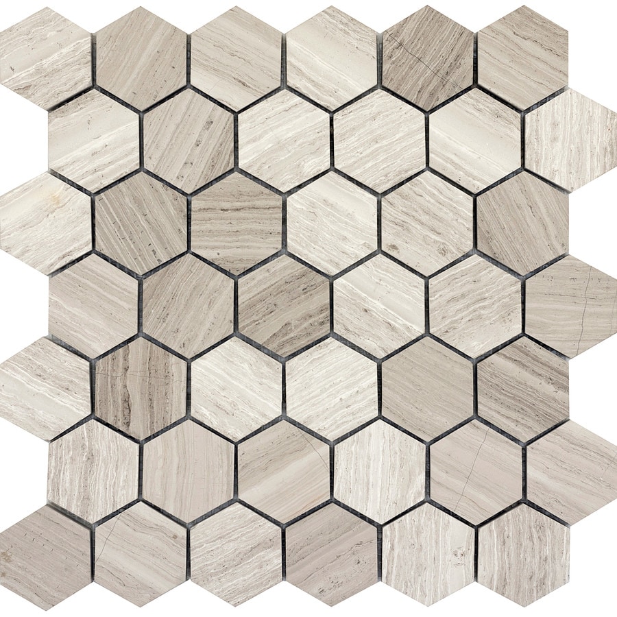 Emser METRO Cream Natural Stone Limestone Border Tile (Common: 12-in x ...