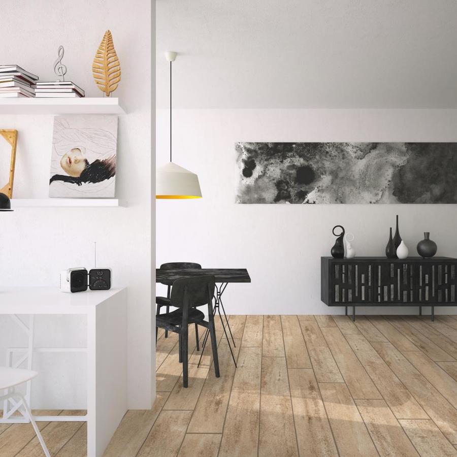 Emser Explorer 7-Pack Barcelona 18-in x 18-in Glazed Porcelain Wood ...