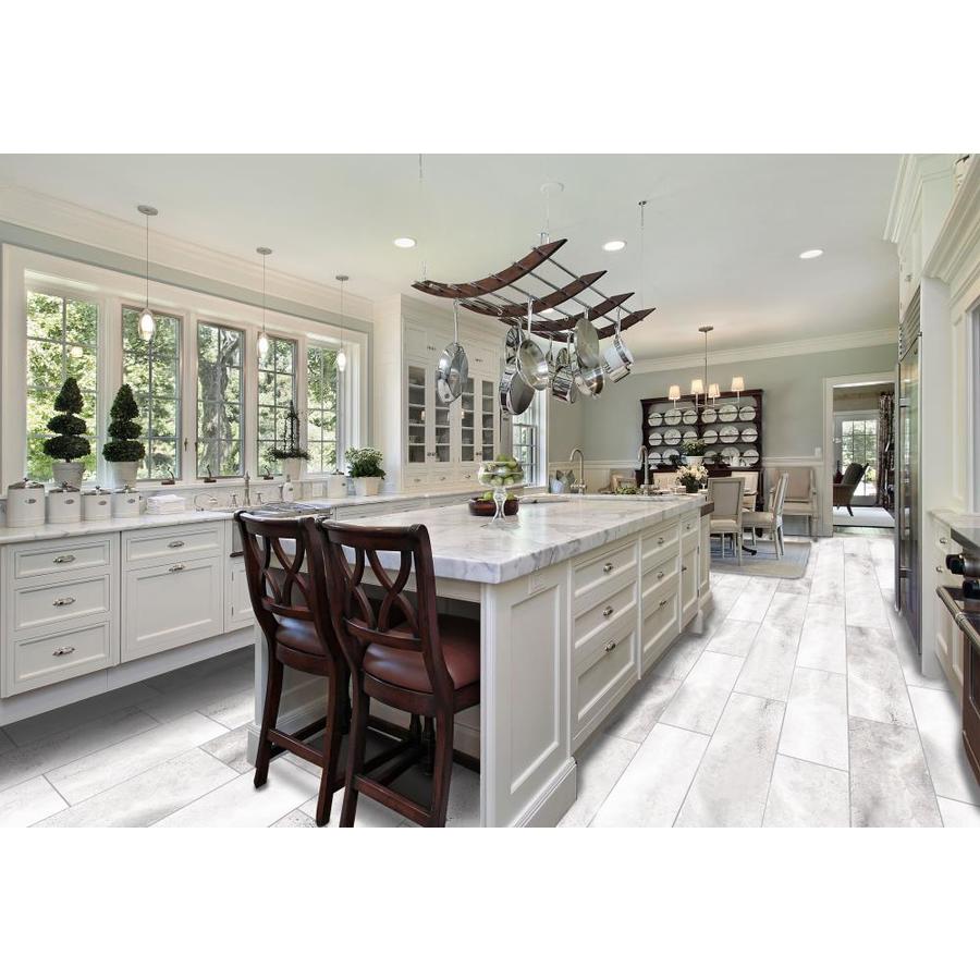 Emser CABO 14-Pack Shore 13-in x 13-in Glazed Ceramic Stone Look Floor ...