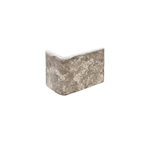 Emser Newberry Grafite Porcelain Bullnose Corner Tile (4-in x 8-in) in ...
