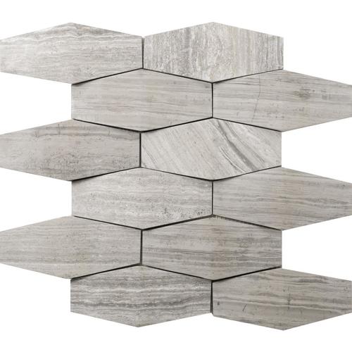 Emser Metro 5-Pack Gray Natural Stone Limestone Border Tile (12-in x 12 ...