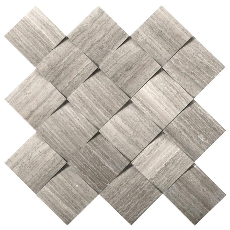 Emser Metro 5-Pack Gray Natural Stone Limestone Border Tile (Common: 13 ...