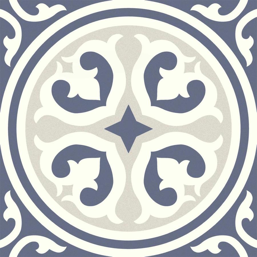 Emser Design 18-Pack Mural 9-in x 9-in Matte Porcelain Encaustic Floor ...