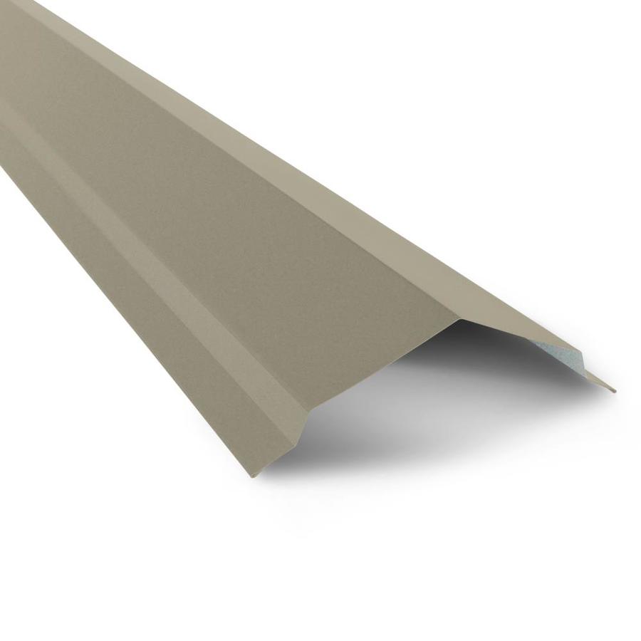 Union Corrugating 14-in x 126-in Clay Galvalume Ridge Cap in the Roof ...