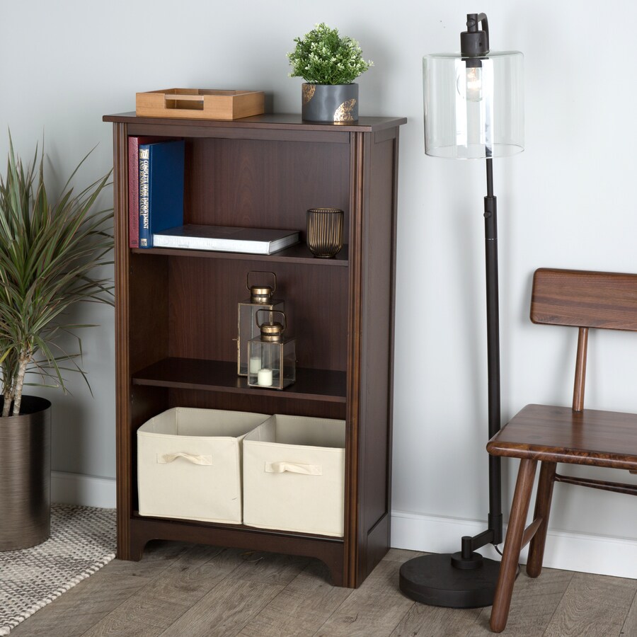 Allen + roth Java 3-Shelf Bookcase at Lowes.com