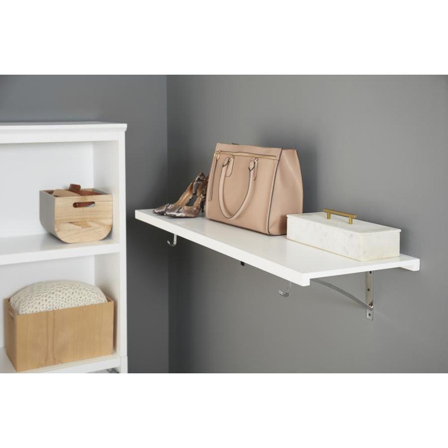 allen + roth 48-in L x 1.25-in H x 16-in D Floating Shelf in the Wall ...