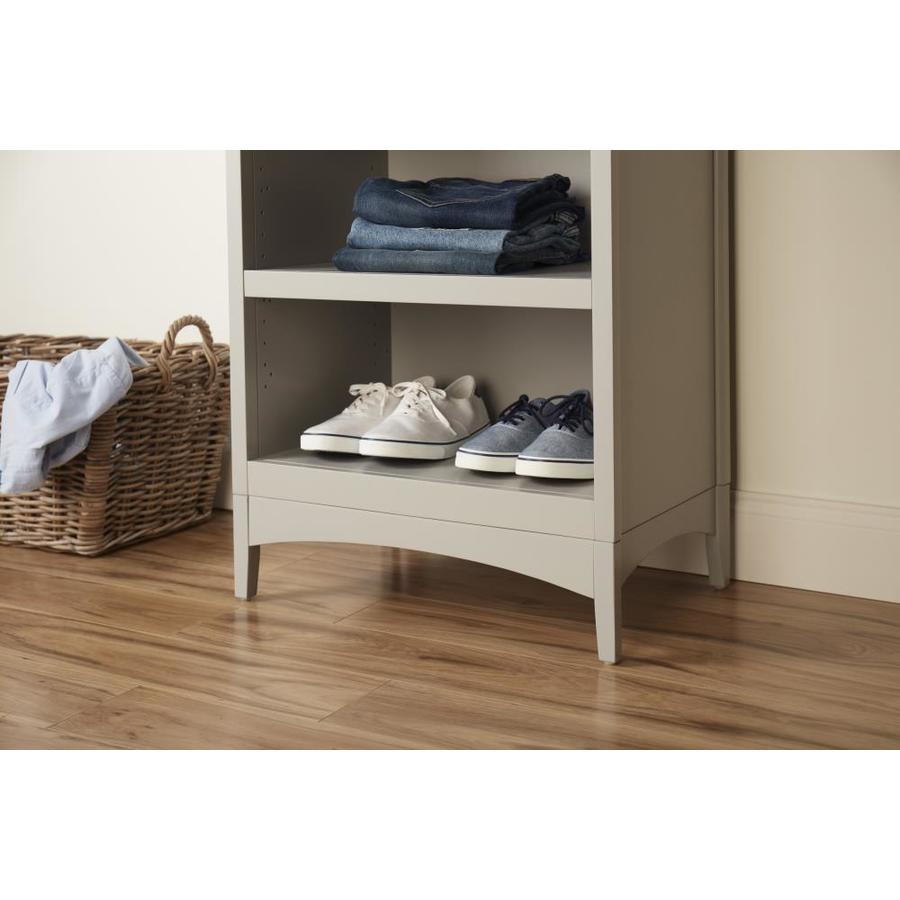 allen + roth 24-in W x 16-in D x 6-in H Wood Closet Pedestal Base in ...