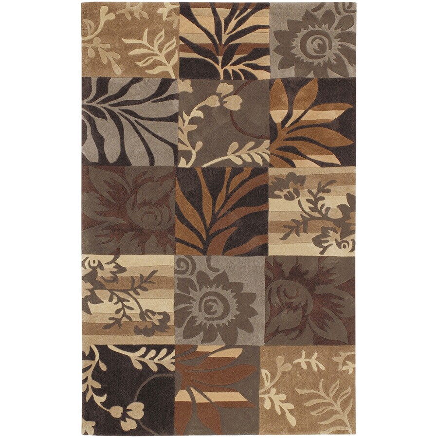 Artistic Weavers Mansfield 5 x 8 Brown Floral Area Rug in the Rugs ...