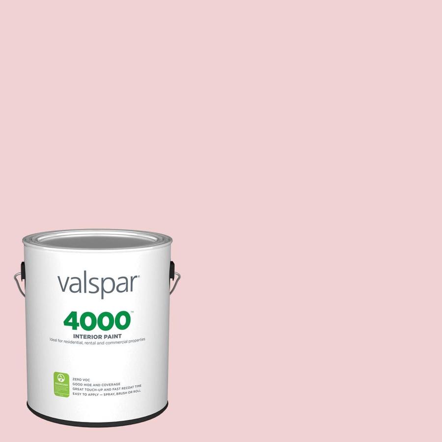 Valspar 4000 Flat Delicate Pink Rose 1008-6c Interior Paint (1-Gallon ...