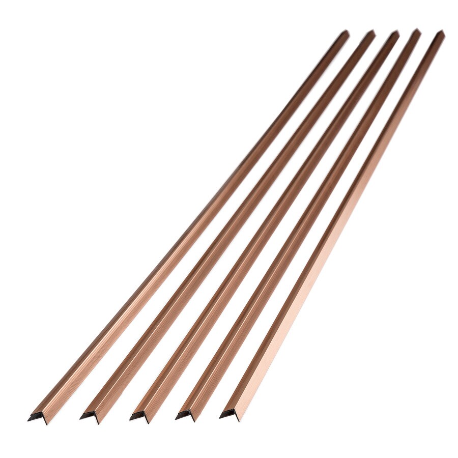 Fasade Outside Corner Trim 0.75-in W x 47-in L Polished Copper PVC ...