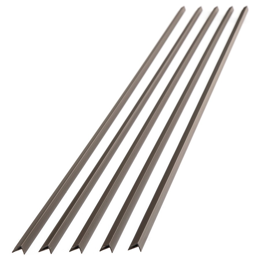 Fasade Outside Corner Trim 0.75-in W x 47-in L Argent Bronze PVC ...