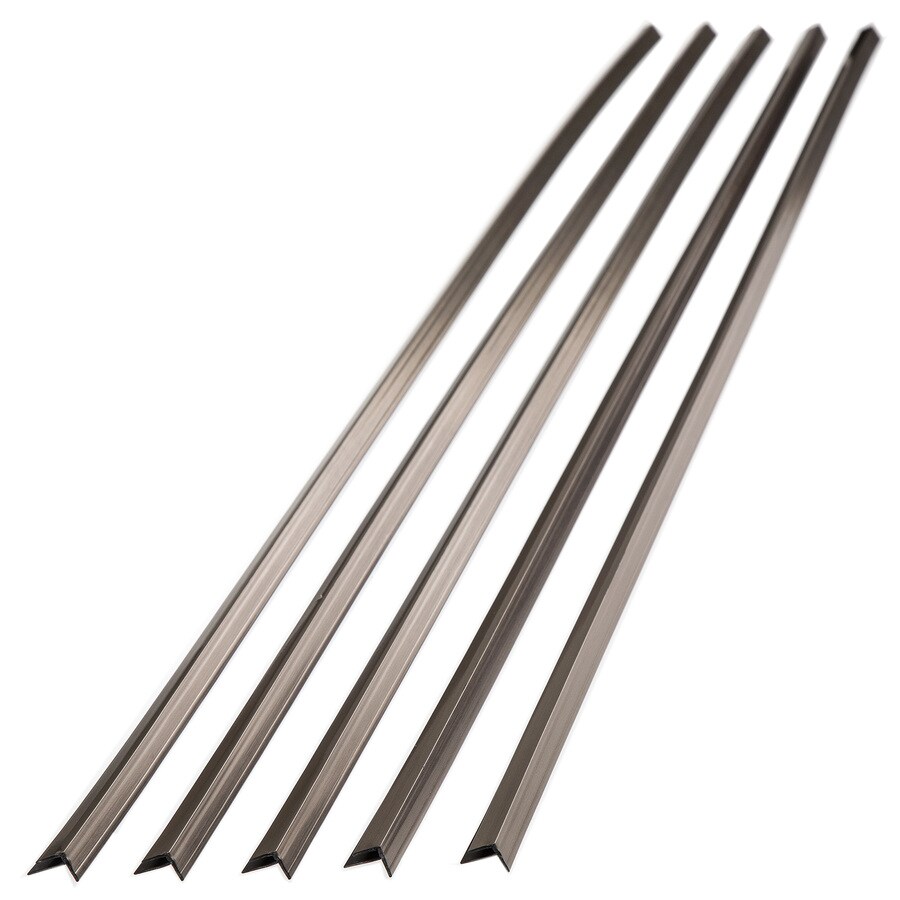 Fasade Outside Corner Trim 0.75-in W x 47-in L Brushed Nickel PVC ...
