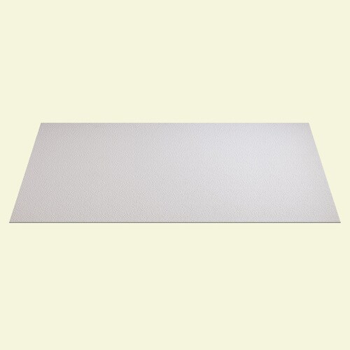 Genesis 48-in x 24-in Stucco Pro White Textured 15/16-in Drop Ceiling ...
