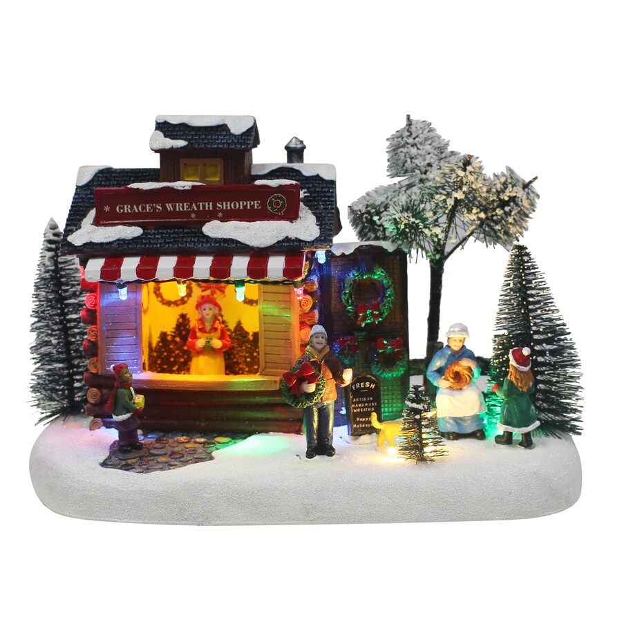 Carole Towne HL Wreath Shop in the Christmas Villages department at ...