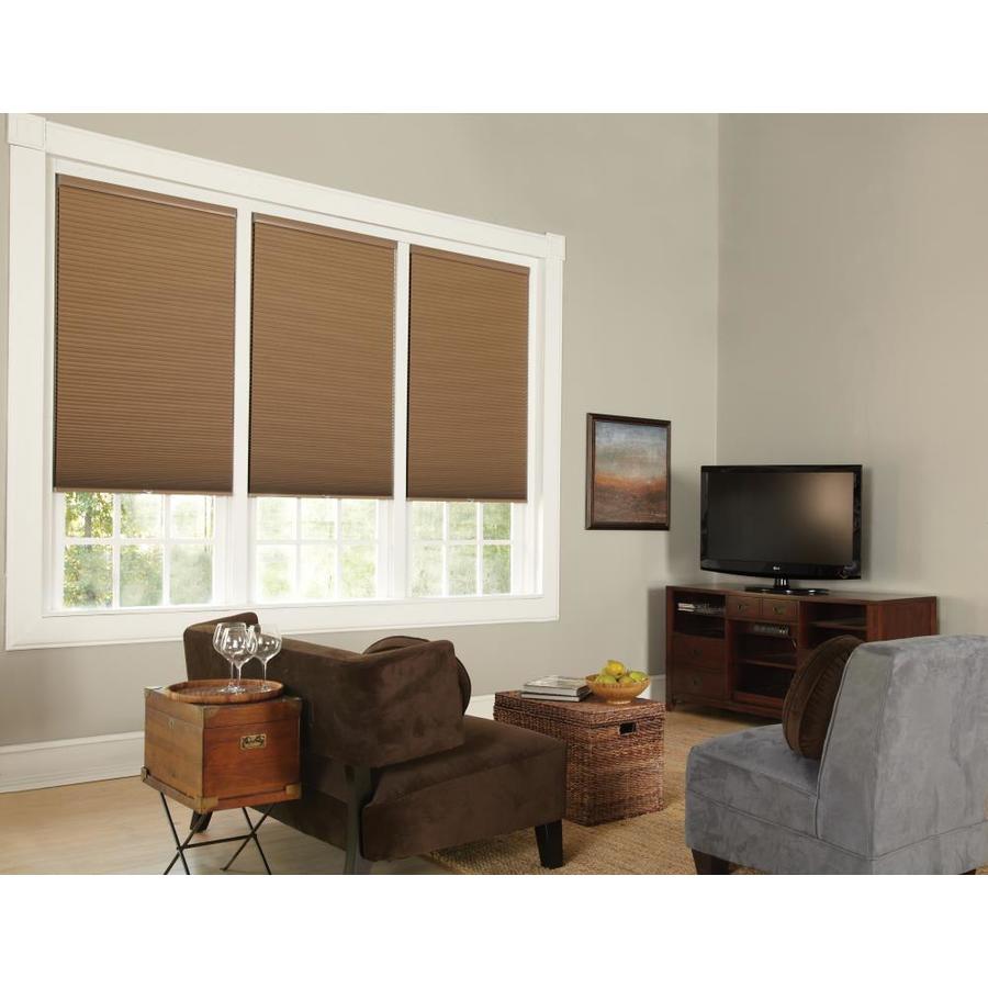 allen + roth 21-in W x 48-in L Linen Blackout Cellular Shade at Lowes.com