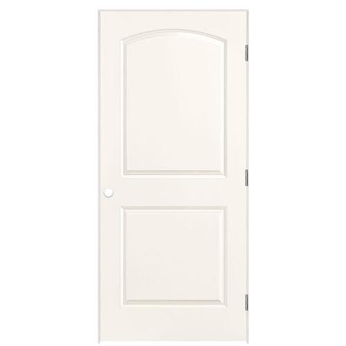 Masonite Roman White 2-Panel Round Top Hollow Core Molded Composite Pre ...