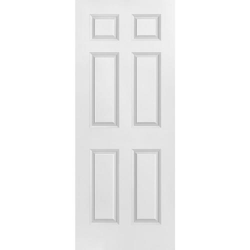 Masonite Roman 32-in x 80-in Primed 2-Panel Round Top Solid Core Primed ...