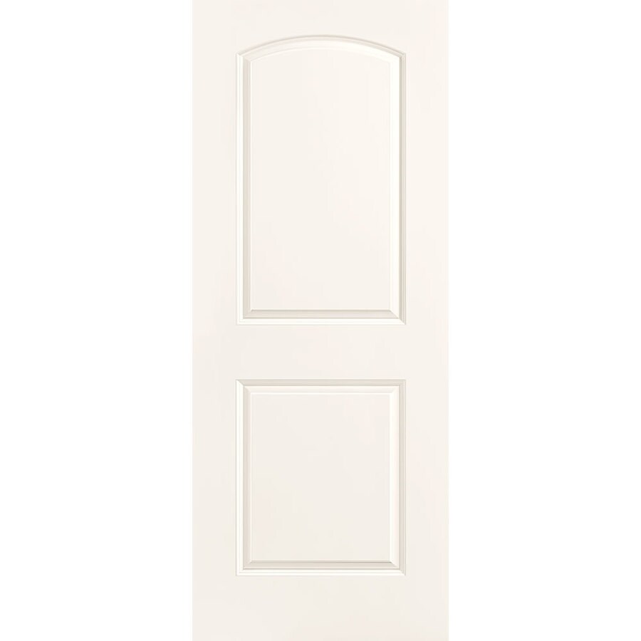Masonite Roman White 2-Panel Round Top Solid Core Molded Composite Slab ...