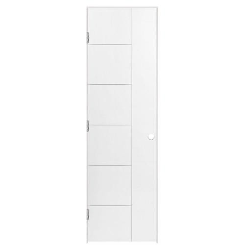 Masonite Berkley Primed Flush Solid Core Molded Composite Pre-Hung Door ...