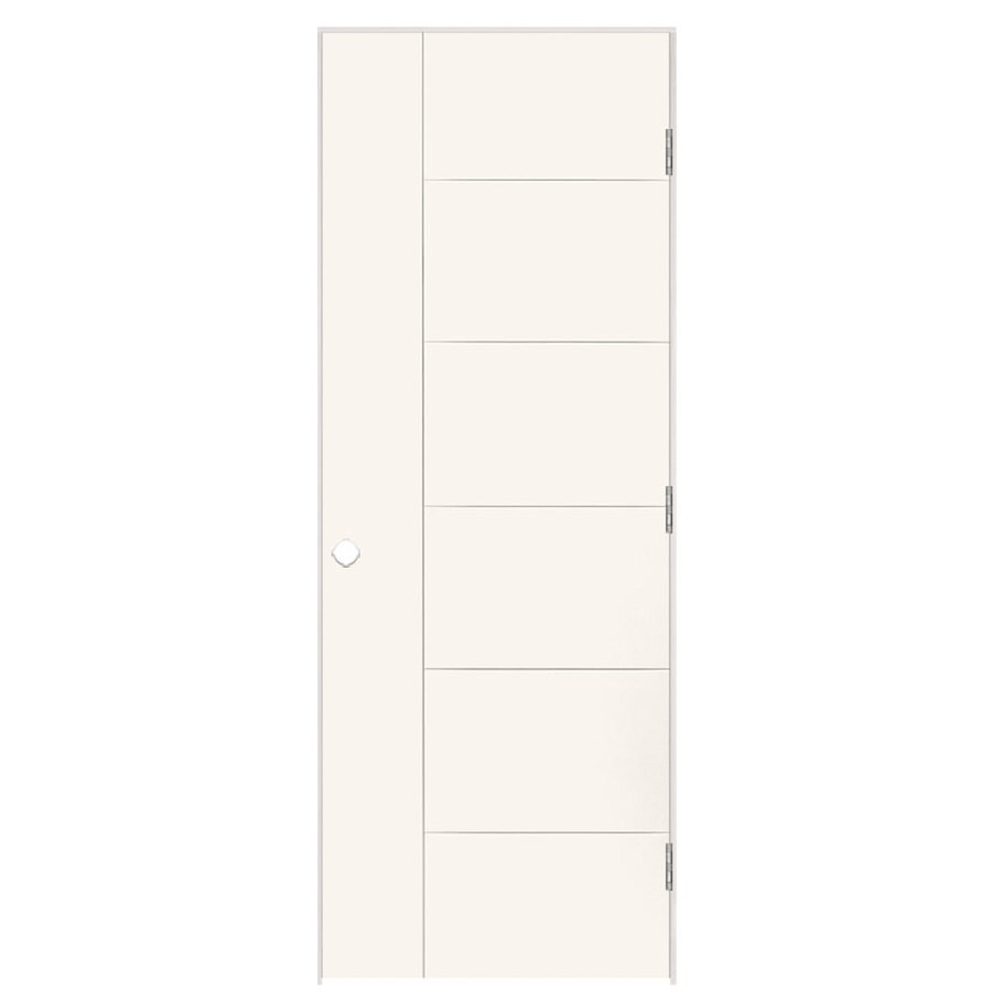 Masonite Berkley White Flush Solid Core Molded Composite Pre-Hung Door ...