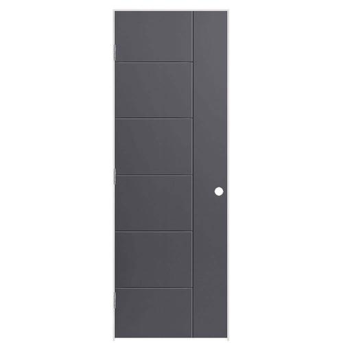Masonite Berkley Slate Flush Solid Core Molded Composite Pre-Hung Door ...