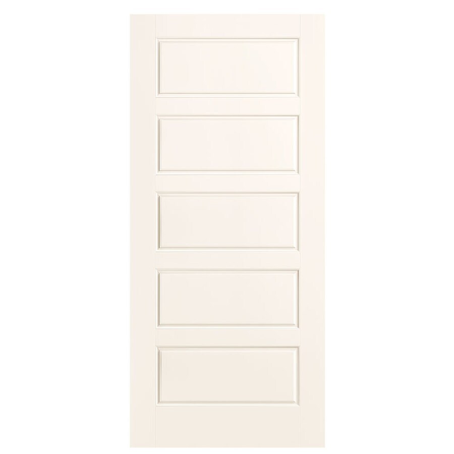 Masonite Riverside White 5-panel Equal Hollow Core Molded Composite ...