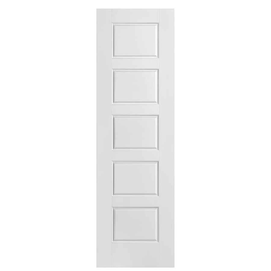 Masonite Riverside Primed 5-panel Equal Solid Core Molded Composite ...