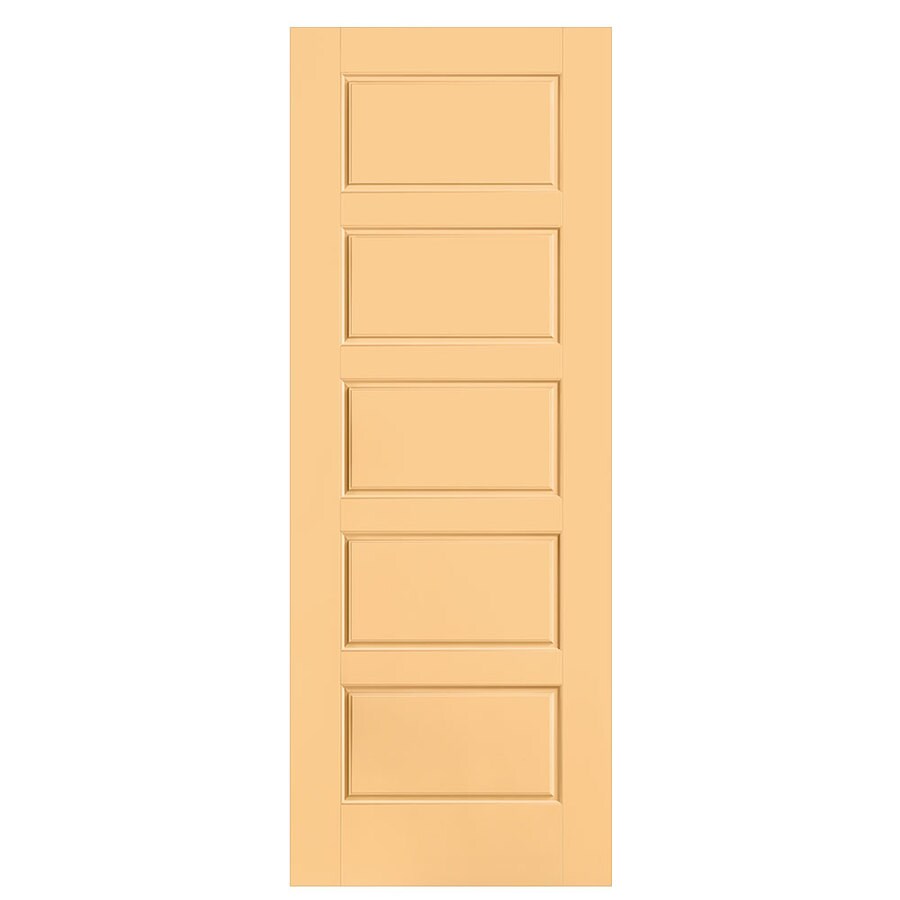 Masonite Riverside Marigold 5-panel Equal Solid Core Molded Composite ...