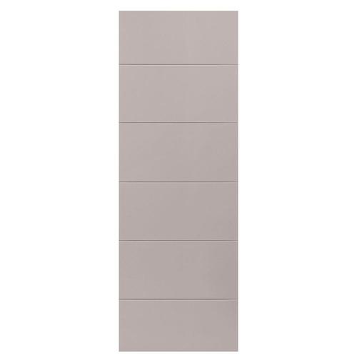 Masonite Melrose 28-in x 80-in Driftwood Flush Hollow Core Prefinished ...
