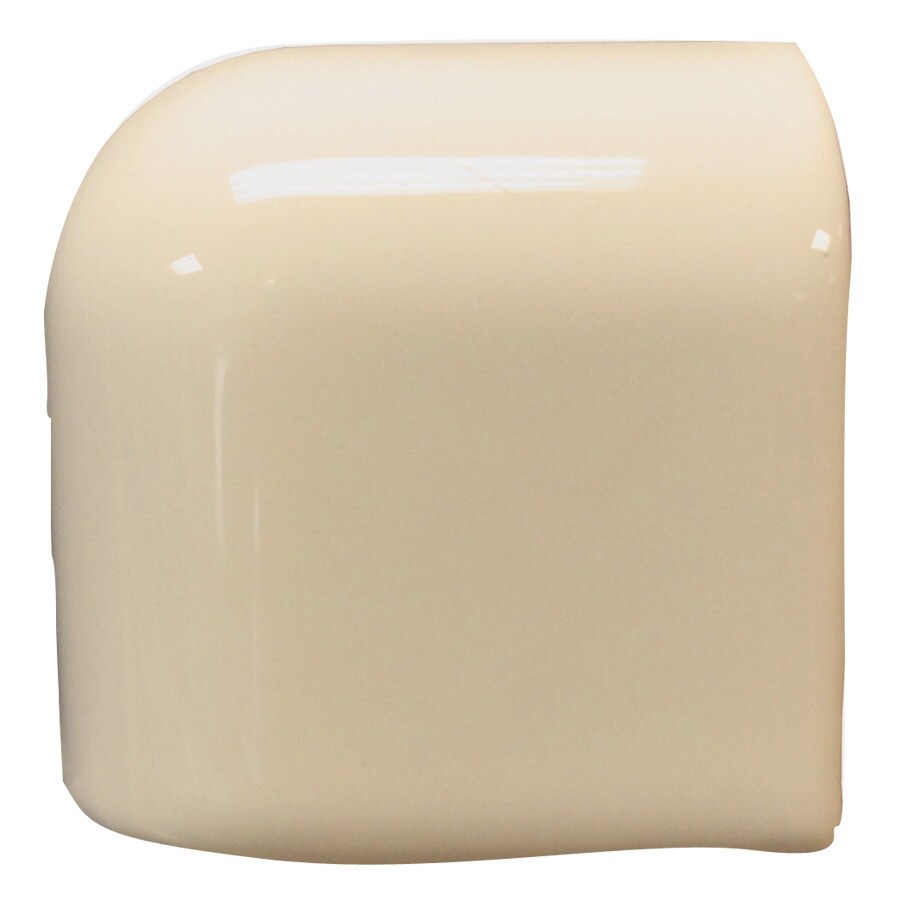 Interceramic Tender Tan Ceramic Mud Cap Corner Tile (Common: 2-in x 2 ...