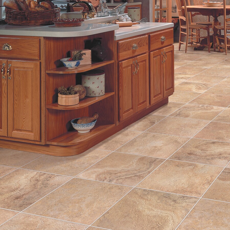 Interceramic Travertino Royal 6-Pack Walnut Ceramic Floor Tile (Common ...