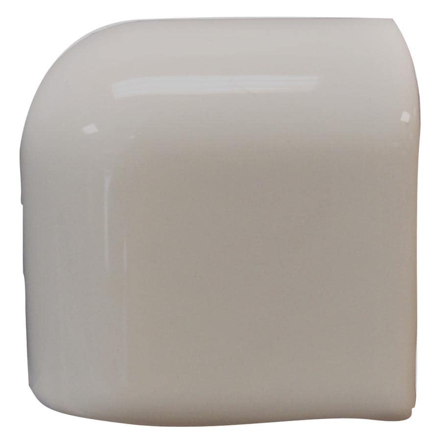 Interceramic Dark Gray Ceramic Mud Cap Corner Tile (Common: 2-in x 2-in ...