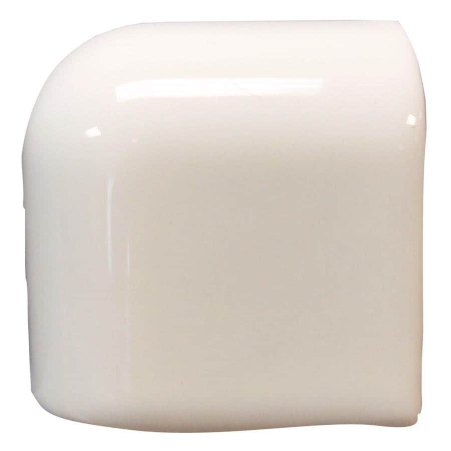 Interceramic Smoke Ceramic Mud Cap Corner Tile (Common: 2-in x 2-in ...