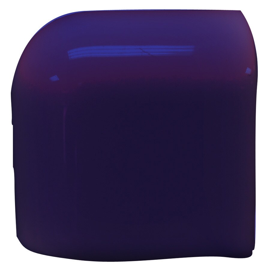 Interceramic Pure Cobalt Ceramic Mud Cap Corner Tile (Common: 2-in x 2 ...