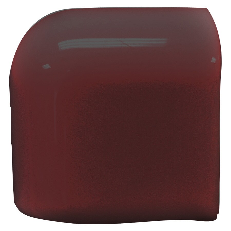 Interceramic Plum Ceramic Mud Cap Corner Tile (Common: 2-in x 2-in ...