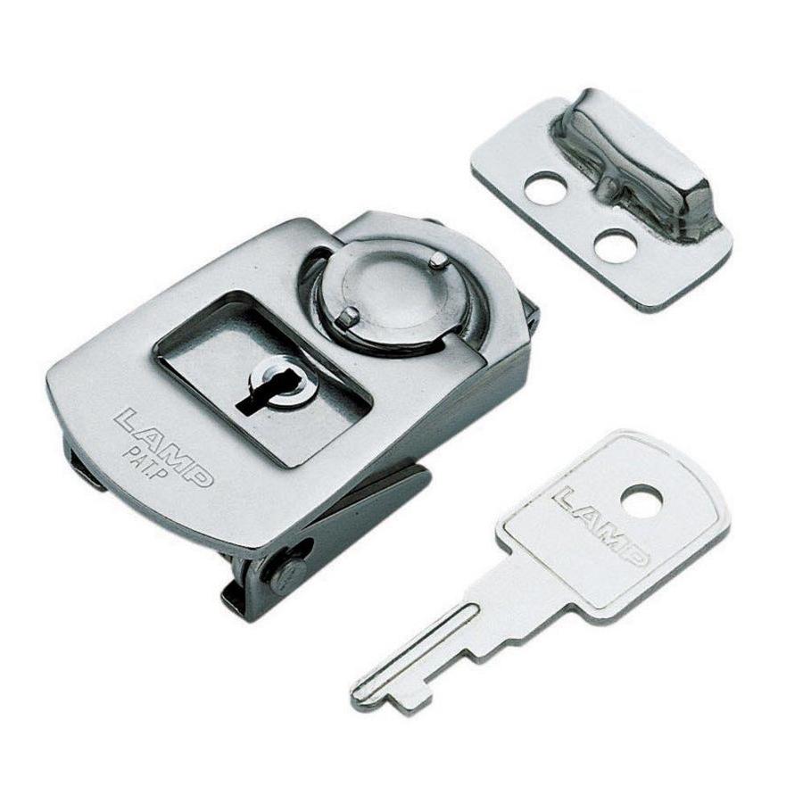 Sugatsune Diameter Satin Nickel Door Night Latch in the Door Night ...