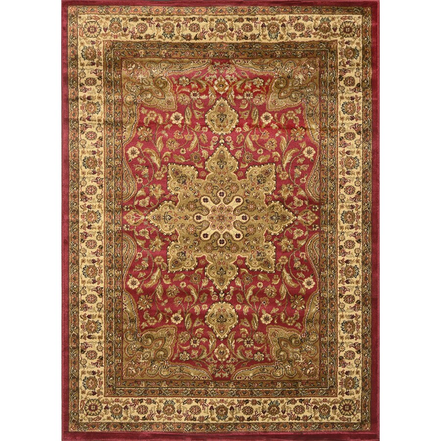 Home Dynamix 4 x 6 Red Throw Rug at Lowes.com